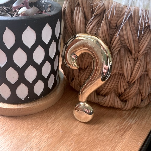 Jewelry | Vintage Gold Tone Question Mark Brooch Pin | Poshmark